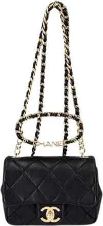 Chanel Sac bandouli&egrave;re vintage Pre-owned - Femme - Pre-owned - Noir - Taille: ONE Size