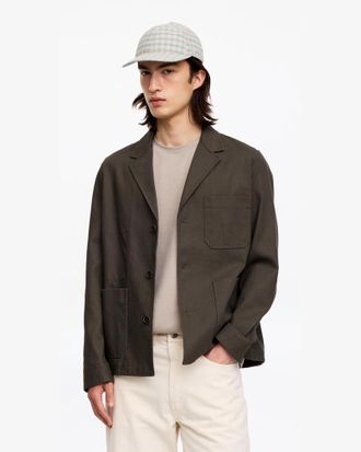Arket Baseballkappe Aus Seersucker -Beige