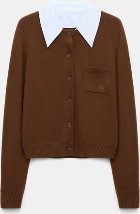 Dorothee Schumacher Fluffy Cardigan mit Hemdkragen