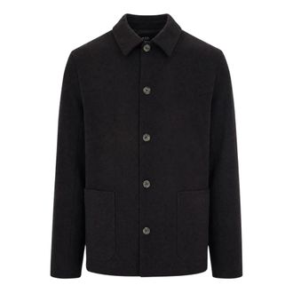 A.P.C. A.p.c. - Veste Simple en laine - Homme - Vestes - Brun - Taille: S