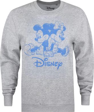 Disney Sweatshirt f&uuml;r Damen (Grau meliert)