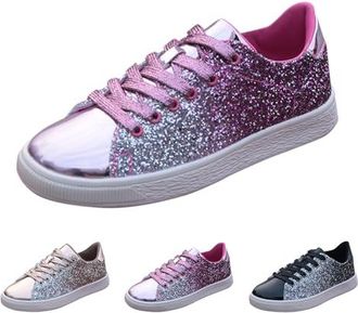 Generic Baskets &agrave; paillettes pour femme - Chaussures de sport tendance respirantes - Chaussures de course &agrave; pied - Chaussures de jogging - Chaussures de march