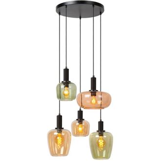 Lucide Lucide - ilona Suspension 5xE27 Noir