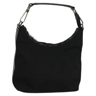 Gucci Pre-owned Nylon handtaschen - - Pre-owned - Damen - Schwarzk - ONE SIZE