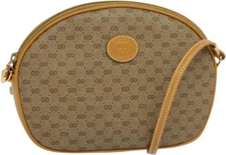 Gucci Pre-owned Cuir sacs-gucci - Femme - Pre-owned - Brun - Taille: ONE Size
