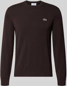 Lacoste Regular Fit Strickpullover aus Baumwoll-Mix