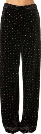 Actualee Femme, Pantalons, Noir, Taille: 36 FR Pantalone strass