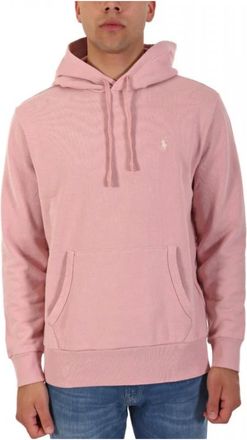 Ralph Lauren Homme, Sweatshirts et sweats &agrave; capuche, Rose, Taille: M Long Sleeve SweaT-shirt