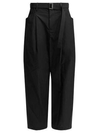 sacai Pantalon parachute Typewriter Sacai