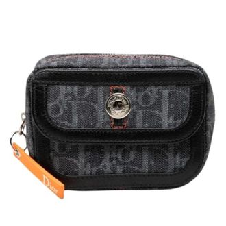 Dior Porte-monnaie Pre-owned - Femme - Pre-owned - Bleu - Taille: ONE Size