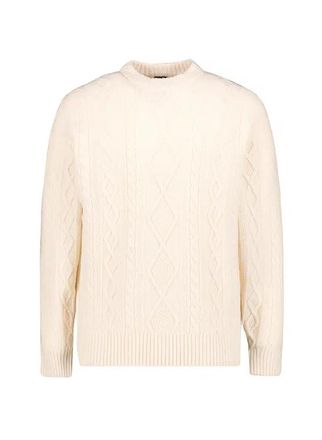 Boss Orange by Hugo Boss BOSS Orange Herren Pullover beige unifarben