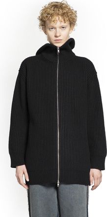 Maison Margiela Wool Blend Oversized Cardigan