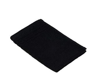 Gözze Lot de 4 Serviettes dinvité, Berlin, 100% Coton, 30 x 50 cm - Noir