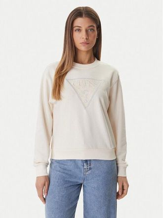 Guess Sweatshirt W6GQ09 K3183 &Eacute;cru Regular Fit