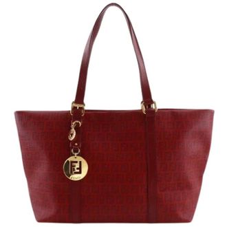 Fendi Pre-owned Zucchino Tote Bag - - Pre-owned - Damen - Rot - ONE SIZE