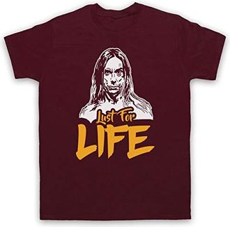 The Guns Of Brixton Iggy Pop Lust for Life T-Shirt des Hommes, Bourgogne, XL