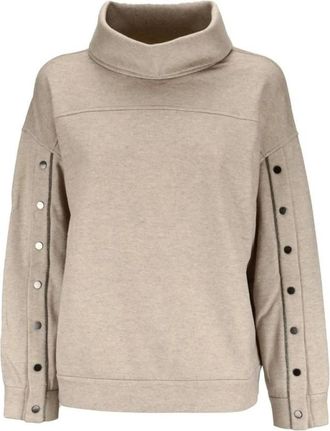 Brunello Cucinelli Femme, Pulls, Beige, Taille: 44 FR Pull ras du cou en cachemire