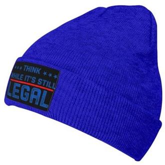 Generic Bonnet R&eacute;fl&eacute;chissez Tant Que Cest Encore L&eacute;gal Extensible Bonnets Thermique Bonnet Thermo pour Femme Homme Cyclisme