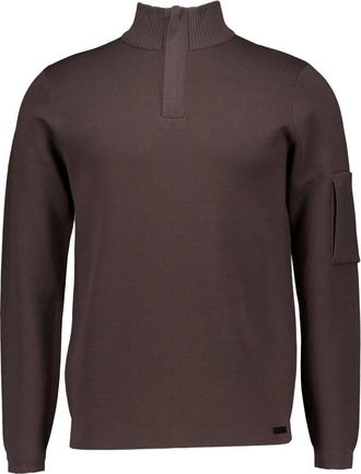 Genti Homme, Pulls, Brun, Taille: M Pull Marron K3122-3258