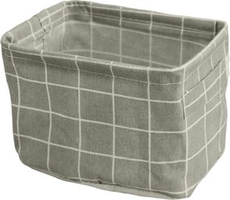 Generic Zusammenklappbarer Stoff-Aufbewahrungsw&uuml;rfel-Organizer mit Griffen. Faltbare Stoff-Aufbewahrungsw&uuml;rfelbox f&uuml;r Kinder (Grey, One Size)