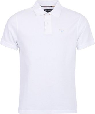 Barbour Piqu&eacute;-Poloshirt mit Logo-Stickerei, Tailored Fit in