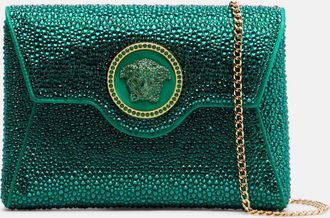 Versace Crossbody Bag Medusa Mini mit Kristallen