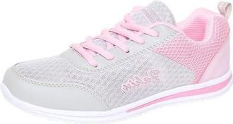 Generic Chaussures de bowling respirantes et l&eacute;g&egrave;res avec semelles souples et l&eacute;g&egrave;res en maille pour femme, rose, 36.5 EU