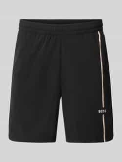HUGO BOSS Regular Fit Sportshorts mit Logo-Details Modell SH_TOC GAME 8 INCH