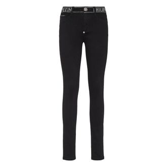 Philipp Plein Denim Jeggins Strass - - Jeans - Damen - Blau - W31