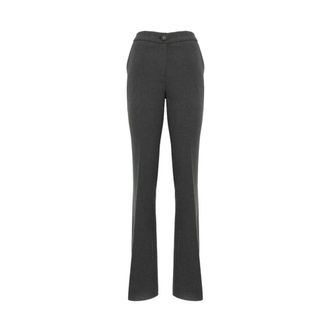 Blugirl Femme, Pantalons, Gris, Taille: 38 FR Wide Pantalons