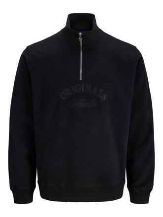 Jack & Jones Male Sweatshirt mit halbem Rei&szlig;verschluss Sweatshirt mit halbem Rei&szlig;verschluss