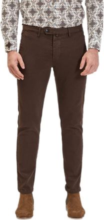 Gianni Lupo Herren GL010B-F22 Hose, Coffee, 48