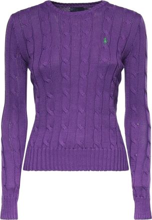 Polo Ralph Lauren Femme, Pulls, Violet, Taille: 42 FR Tricot ras du cou