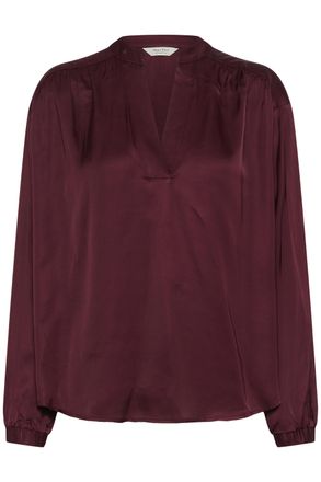Part Two Kurzarm-Bluse NatalesPW Oversize fit bordo