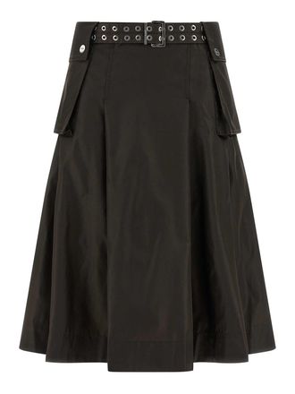Ganni Jupe Midi - Marron