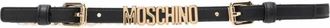 Moschino Femme, Accessoires, Noir, Taille: L Logo Plaque Chain Belt