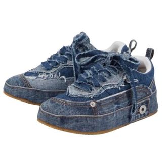 Loewe Deconstructed Denim Sneakers Size 40