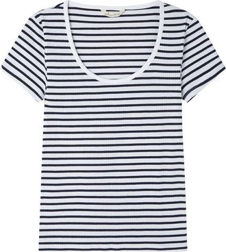 Springfield Damen-T-Shirt, Marineblau, Medium