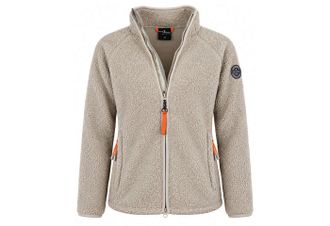Blue Wave Fleecejacke Damen Sherpafleecejacke Orlandia - Fleecejacke Damenjacke Fleece Stehkragen, Frontrei&szlig;verschluss mit Zipper Puller, Seitentaschen