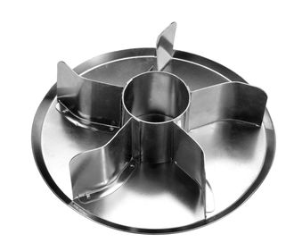 Ateco 1491 Rosettenmuster Brotstempel, Edelstahl