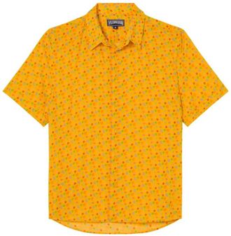 Vilebrequin Courbis Kurzarmhemd - - Shirts - Herren - Gelb - M