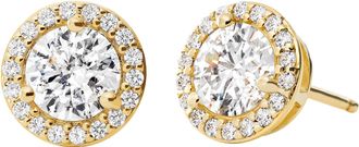 Michael Kors Ohrringe MKC1035AN710 Damen Ohrstecker Silber 925 Gold Zirkonia