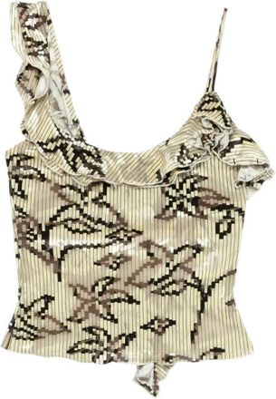 Siedres Siedr&eacute;s, Femme, Tops, Multicolore, Taille: 36 FR Arla Ruffled Top