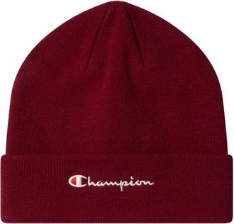 Champion Legacy Men Lifestyle Beanie Cap One Size Rot, rot, Einheitsgr&ouml;&szlig;e