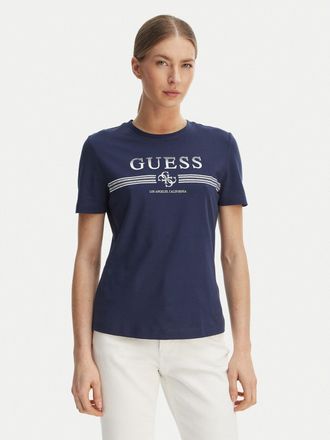 Guess T-Shirt V6GI07 K2968 Dunkelblau Regular Fit
