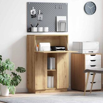 vidaXL Vidaxl - Bureau ch&ecirc;ne artisanal 71,5 x 31,5 x 106,5 cm Bois ding&eacute;nierie