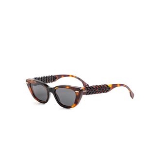 Fendi Fe40171I 53A Sonnenbrillen - - Accessories - Damen - Braun - 49 MM