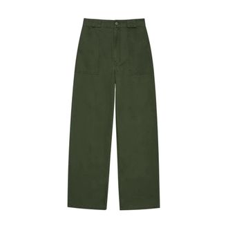 Anine Bing Grayson Pant - - Trousers - Damen - Gr&uuml;n - W26
