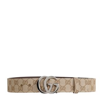 Gucci Flat Marmont Canvas Belt