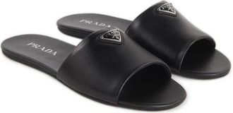 Prada Mules en cuir